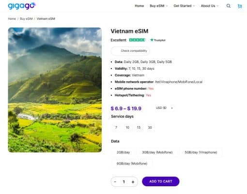 Best Vinaphone SIM cards and eSIM for Tourists to Vietnam in 2025