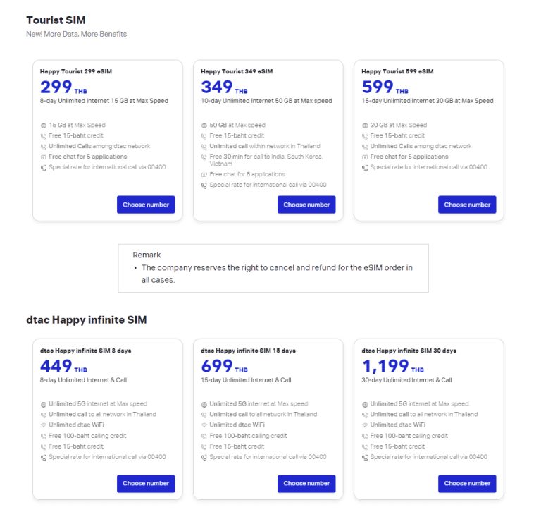 DTAC SIM and eSIM for Tourists: How to Get and Activate 2024