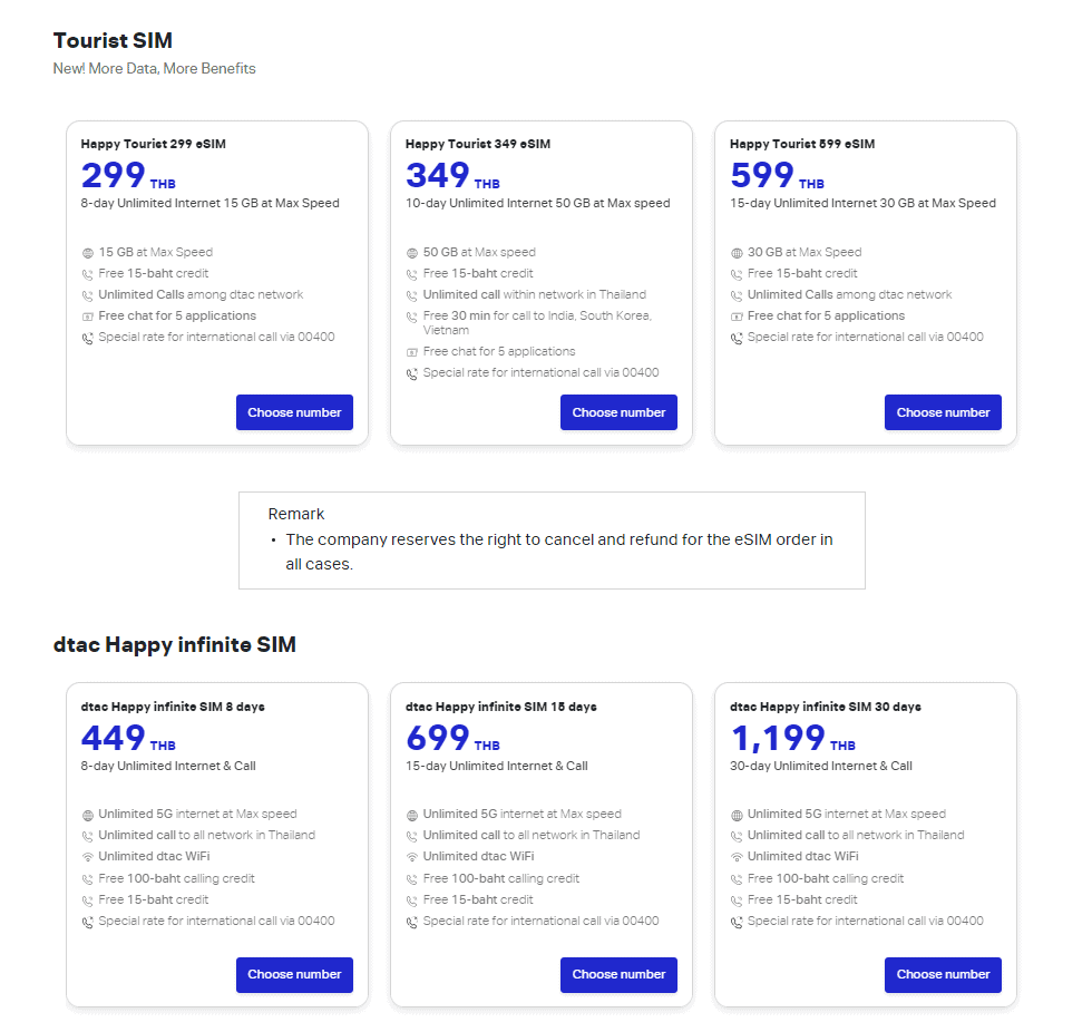 DTAC SIM and eSIM for Tourists: How to Get and Activate 2024