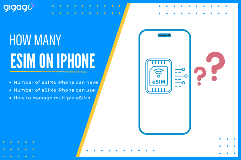 How many eSIMs can an iPhone have? Understanding eSIM limitations