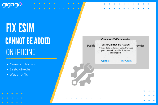 How to fix eSIM cannot be added - This code is no longer valid" on iPhone