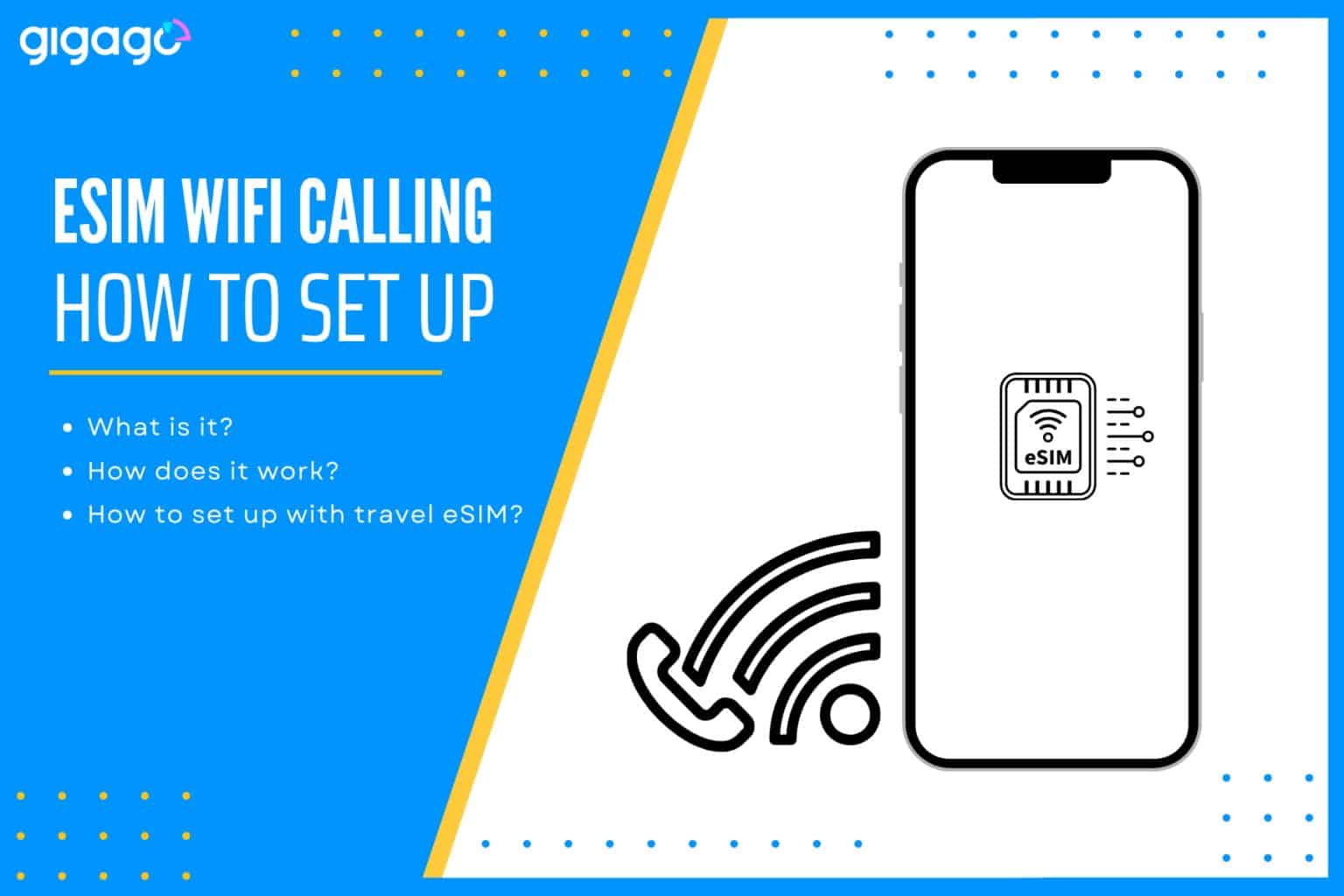 eSIM WiFi Calling: How it works, How to set up