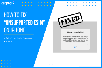 How to Fix "unsupported eSIM" Error on iPhone