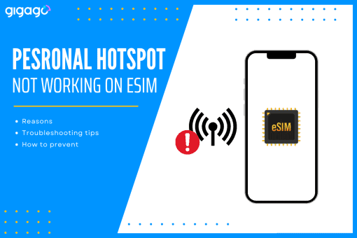 How to Fix Personal Hotspot not Working on eSIM