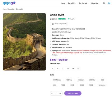 China Unicom SIM cards & eSIMs: Tourist Guide 2025