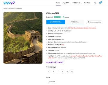 China Telecom SIM cards & eSIMs: Guide for Tourists 2025