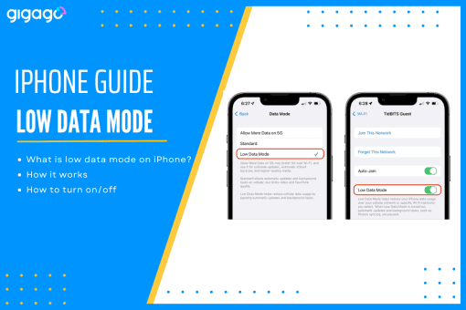 What does low data mode on iPhone mean?